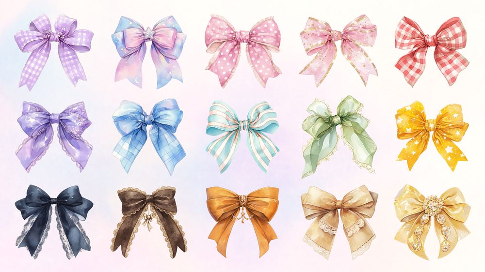 Editable coquette ribbon bow design | Premium Editable Design - rawpixel