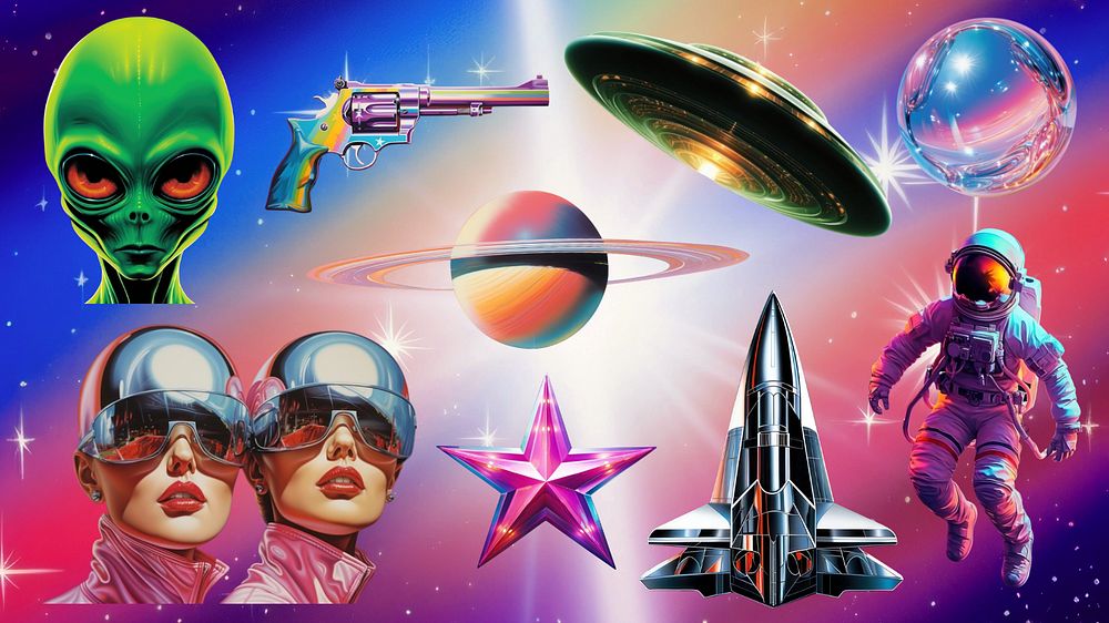 Women Cosmic Templates | Download Free Designs on rawpixel