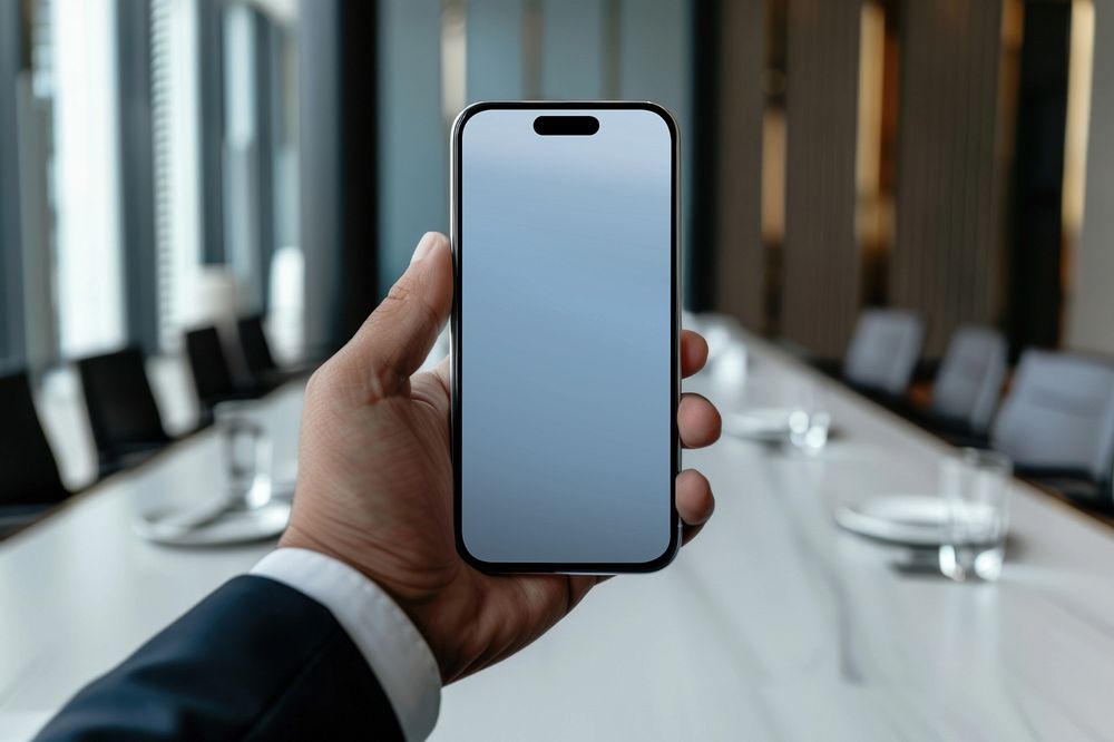 Editable mobile phone screen mockup | Premium Mockup Generator - rawpixel