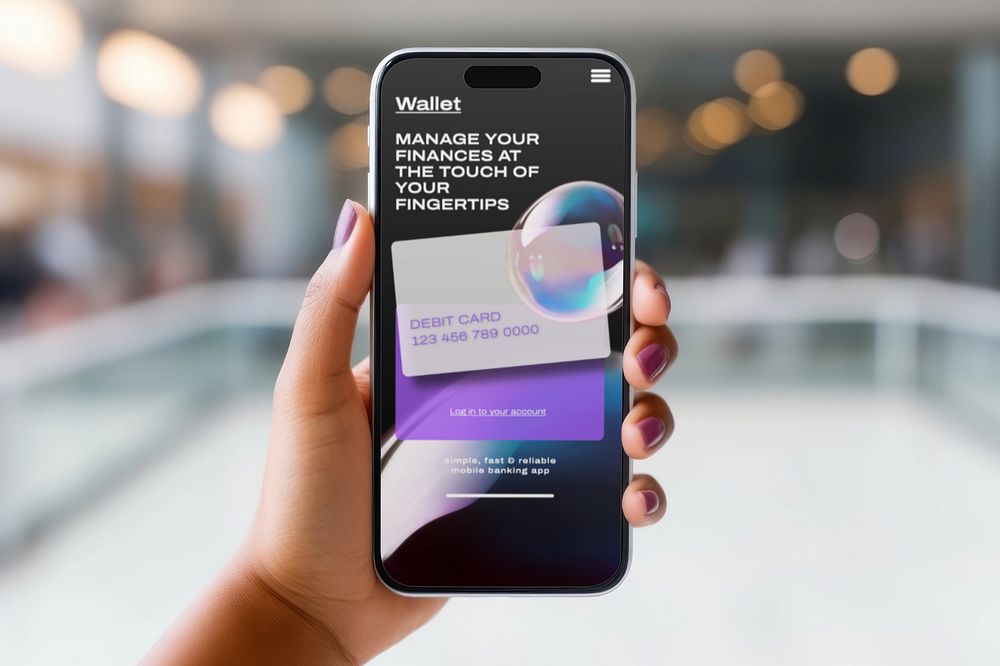 Editable phone screen mockup design | Premium Mockup Generator - rawpixel