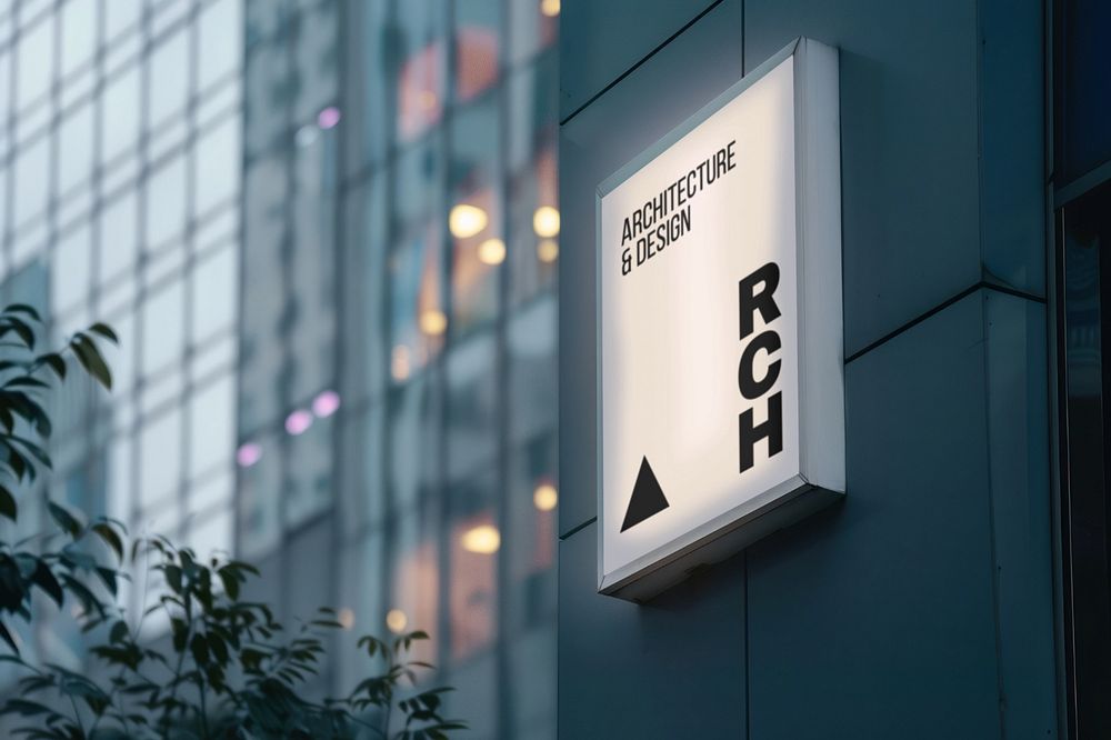 Editable modern urban signage mockup | Premium Mockup Generator - rawpixel