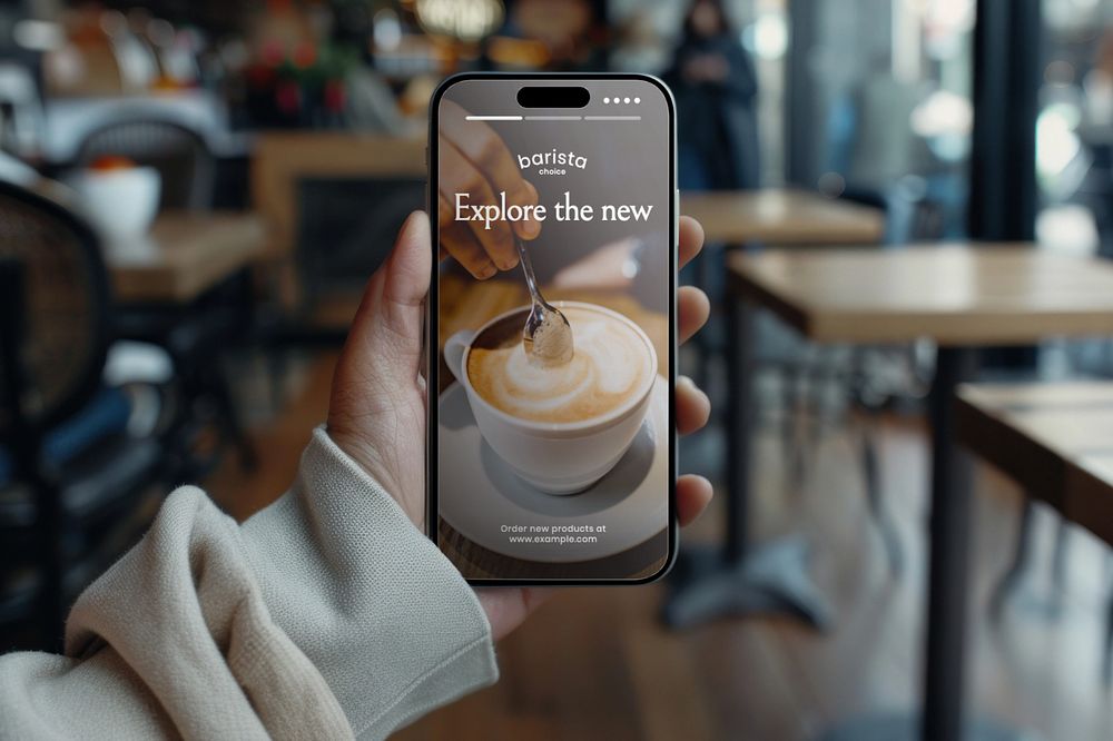Editable phone screen mockup | Premium Mockup Generator - rawpixel