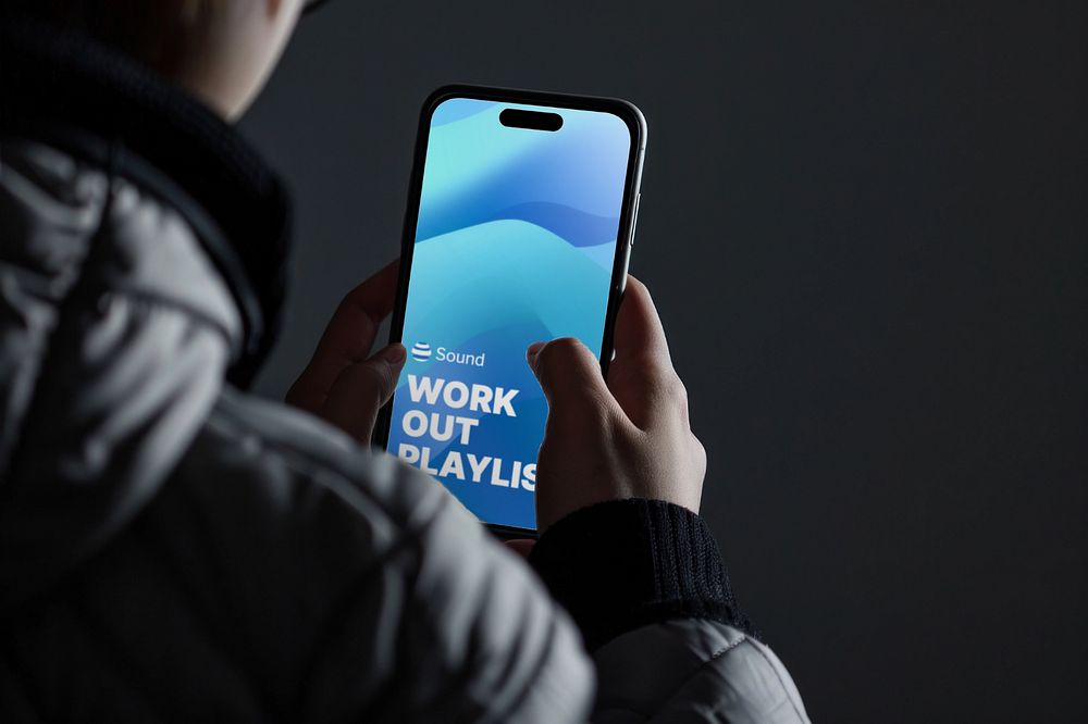 Editable mobile screen mockup | Premium Mockup Generator - rawpixel
