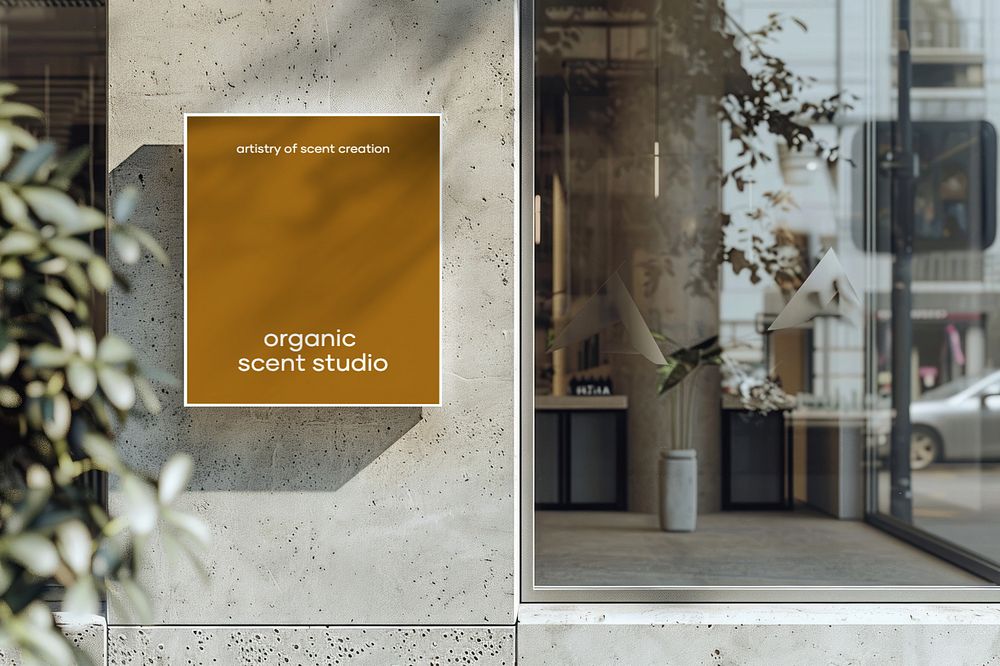 Editable shop sign mockup design | Premium Mockup Generator - rawpixel