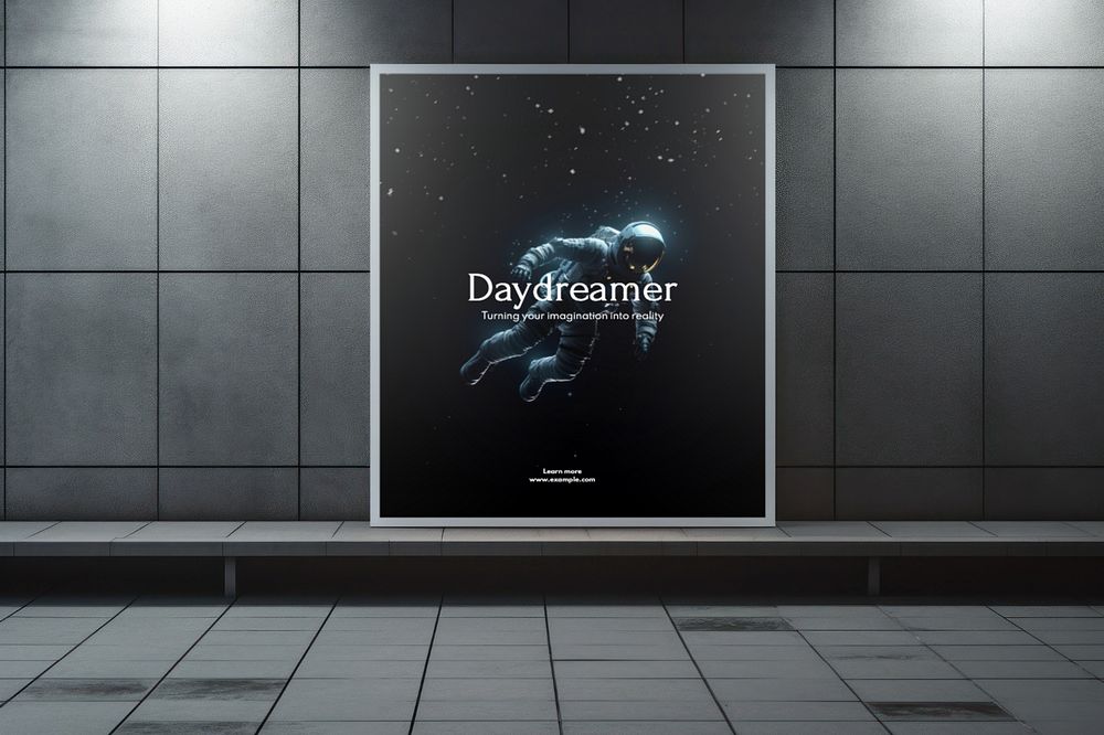 Editable poster mockup design | Premium Mockup Generator - rawpixel