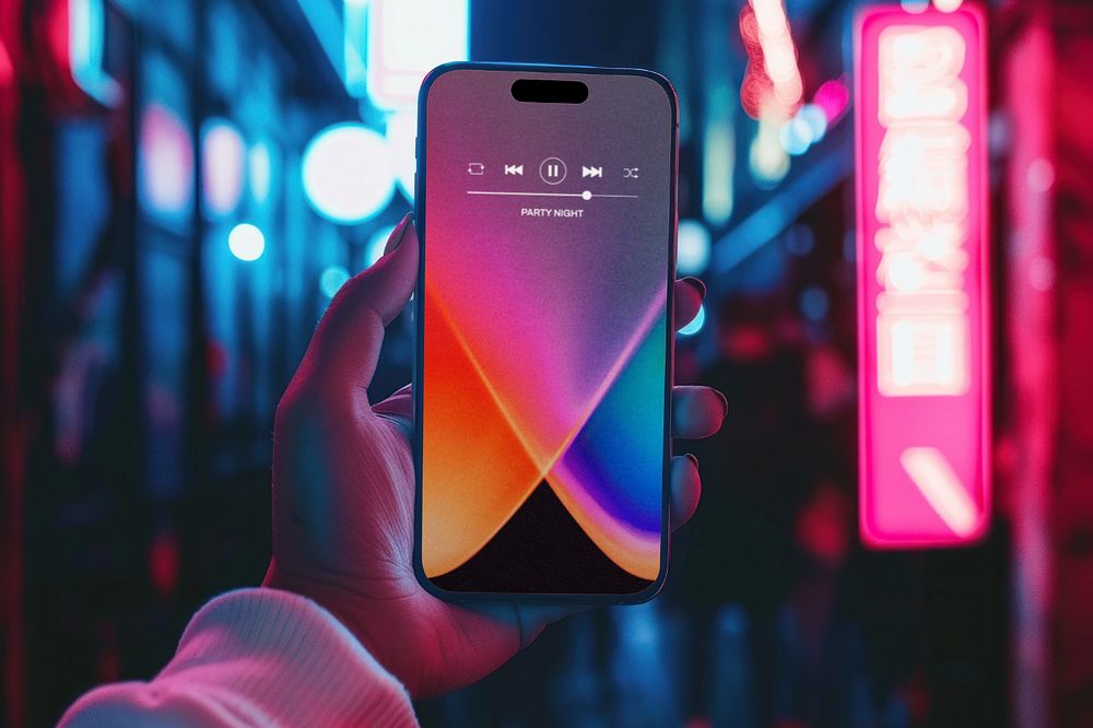 Editable smartphone screen mockup design | Premium Mockup Generator ...