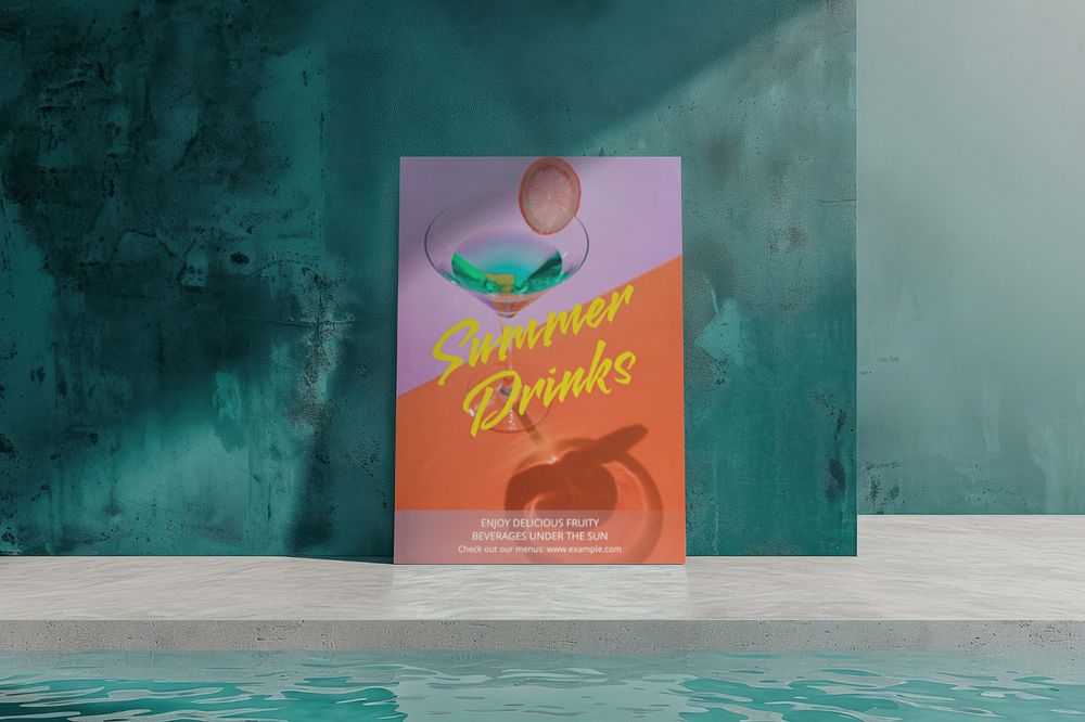 Editable poster mockup | Premium Mockup Generator - rawpixel