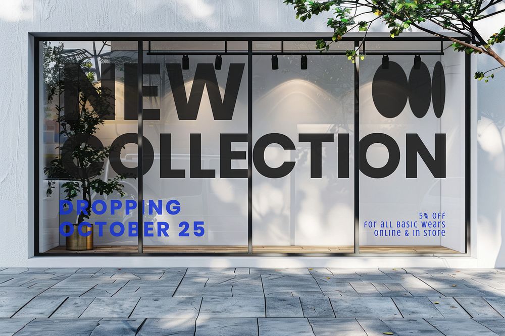 Storefront window Designs | Free Editable Templates, Logos, Mockups ...