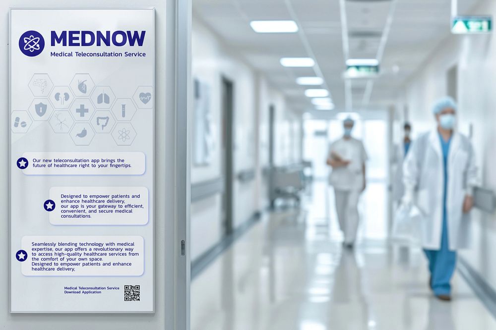 Editable medical center sign mockup | Premium Mockup Generator - rawpixel