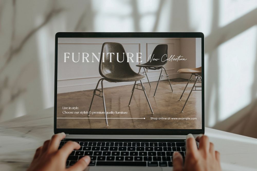 Editable furniture collection mockup | Premium Mockup Generator - rawpixel