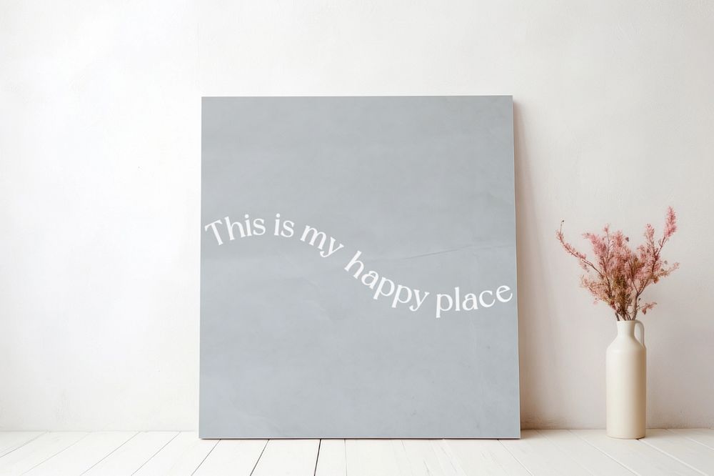 Editable canvas frame mockup | Premium Mockup Generator - rawpixel