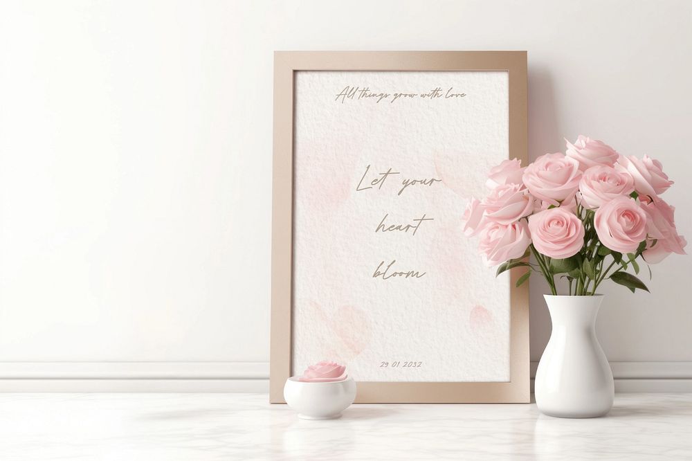 Editable elegant frame mockup | Premium Mockup Generator - rawpixel