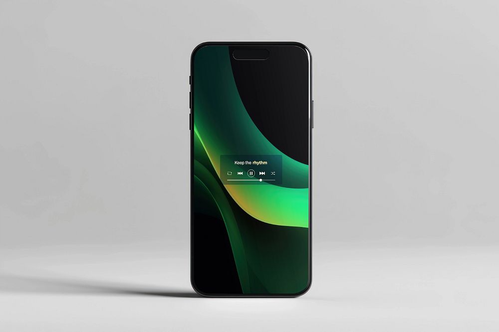 Editable smartphone screen mockup | Premium Mockup Generator - rawpixel