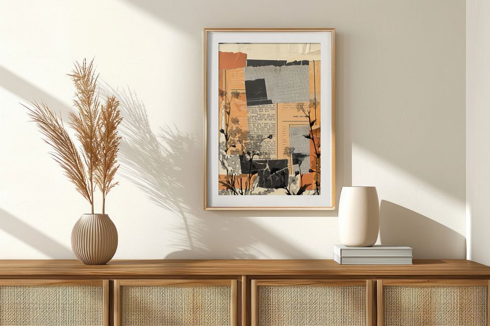 Editable living room photo frame | Premium Mockup Generator - rawpixel