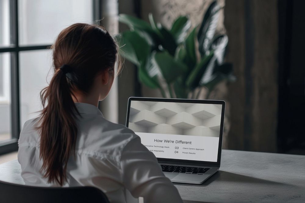 Editable laptop screen mockup | Premium Mockup Generator - rawpixel