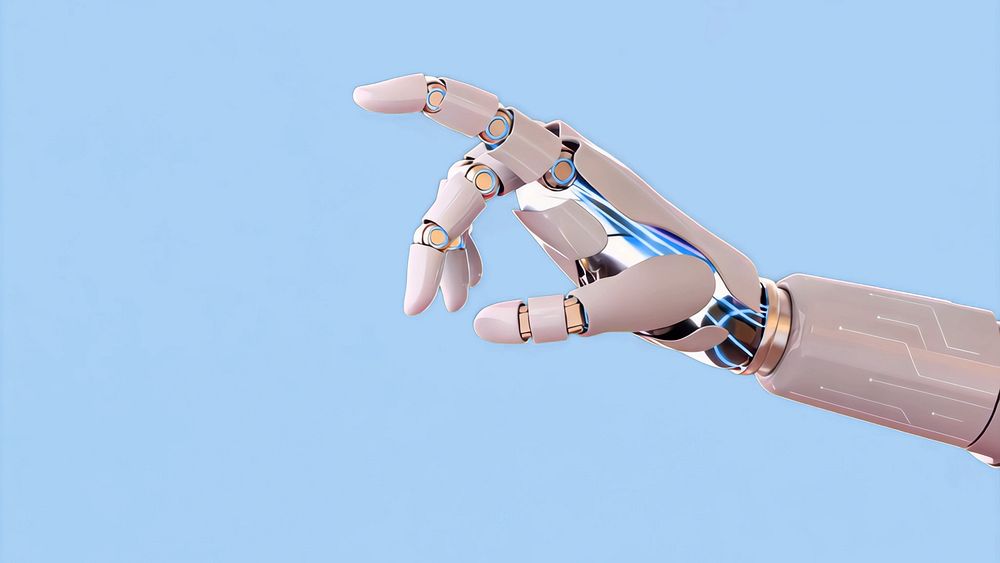 Futuristic robotic hand technology animation | Free Transparent Video ...