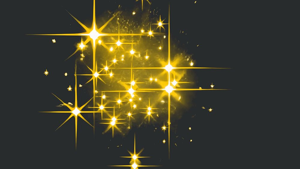 Sparkling stars animated overlay, transparent | Free Transparent Video ...