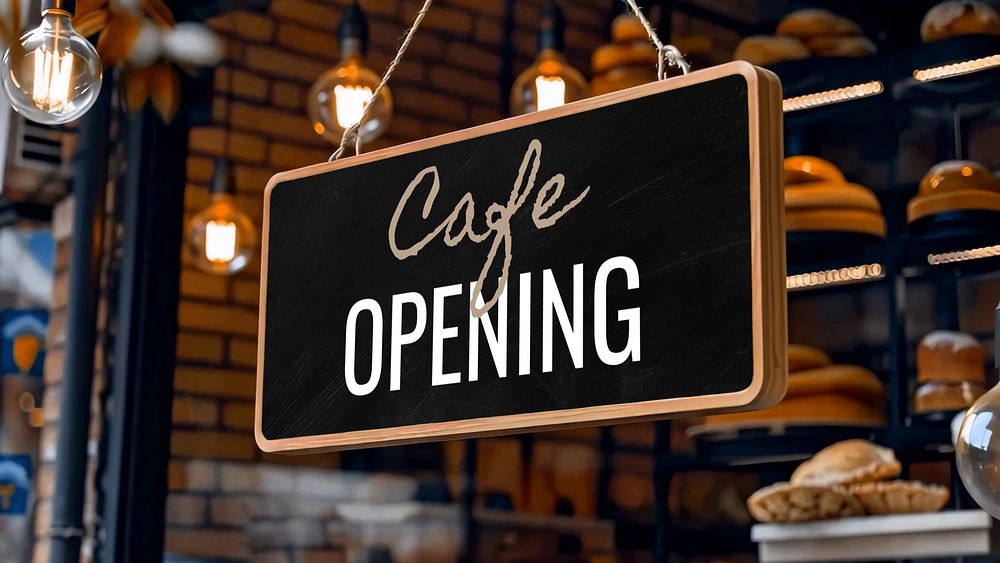 Bakery window sign live mockup, | Free Transparent Video - rawpixel