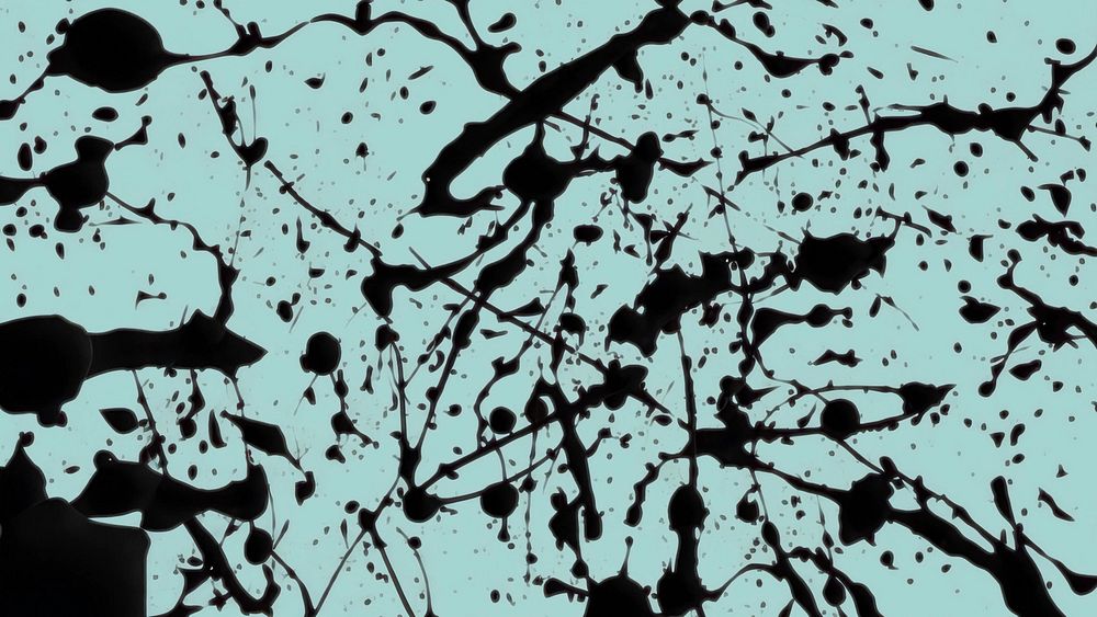 Abstract black paint splatter animated | Free Transparent Video - rawpixel