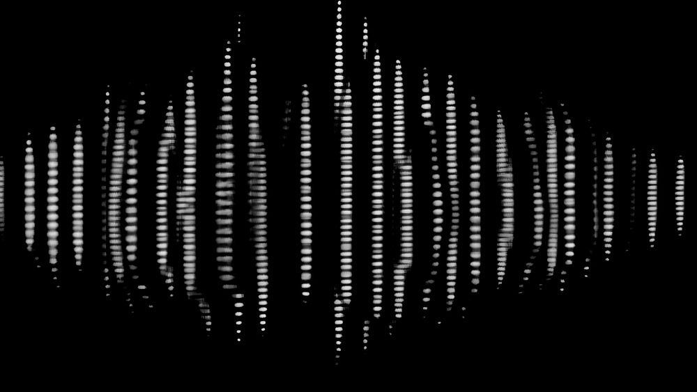 Abstract soundwave pattern visualization animated | Free Transparent ...