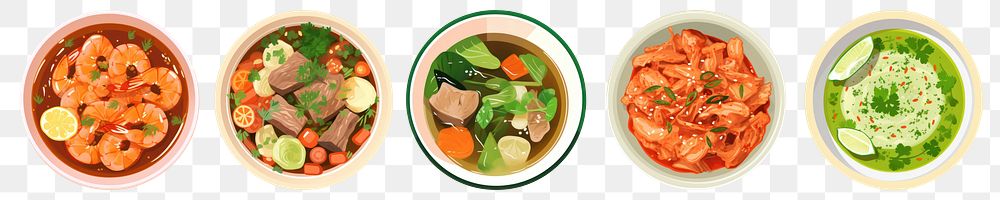 Delicious food aesthetic vector illustration | Premium PNG - rawpixel