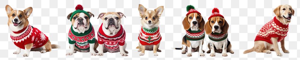 Cute dog wearing winter outfit | Premium PNG - rawpixel