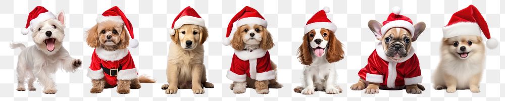 Cute dog wearing Santa outfit | Premium PNG - rawpixel