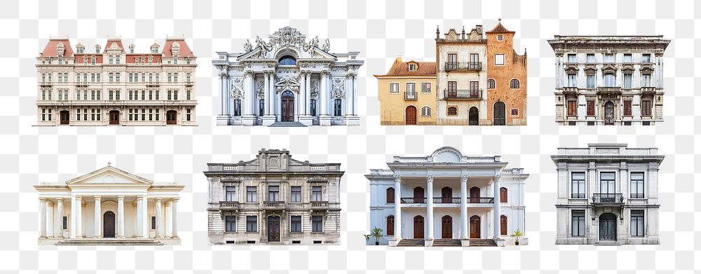 Vintage architecture building png transparent | Premium PNG - rawpixel