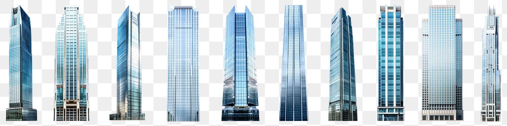 Modern tall office buildings png | Premium PNG - rawpixel