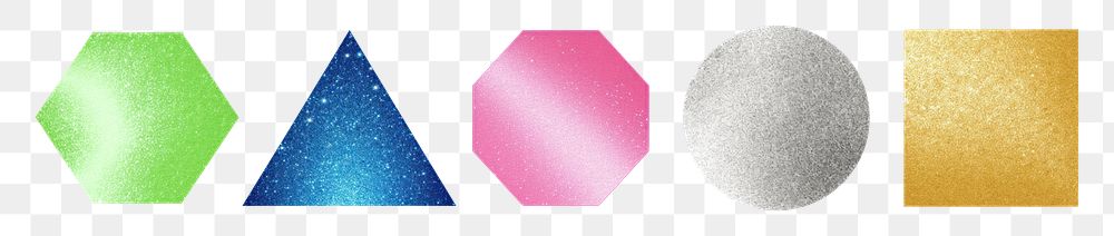 Glitter geometric shape png transparent | Premium PNG - rawpixel