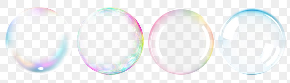 Isolated bubble effect png cut | Premium PNG - rawpixel