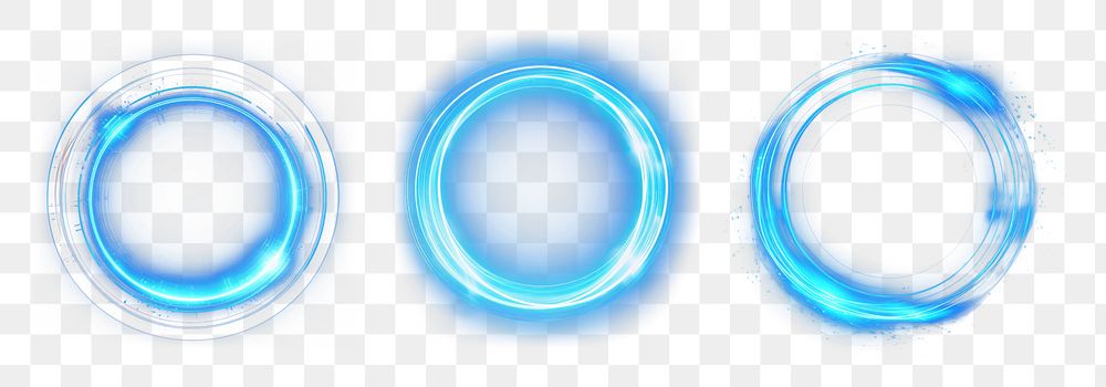 PNG Blue circle light effect | Premium PNG - rawpixel