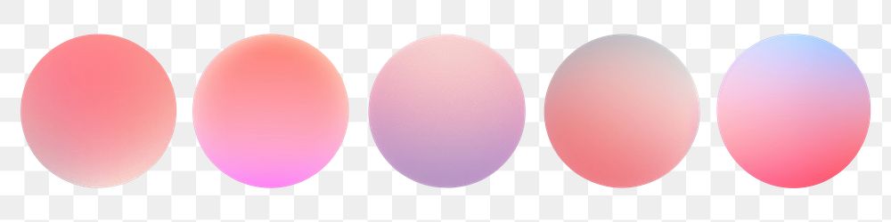 PNG Gradient circle shape set, | Premium PNG - rawpixel