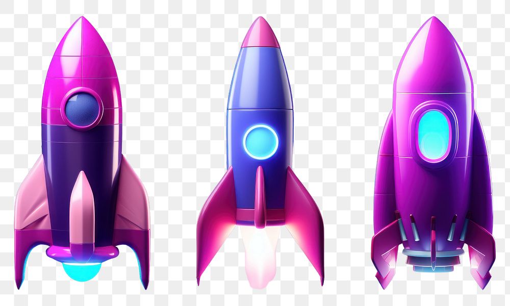 PNG 3D purple rocket spaceship | Premium PNG - rawpixel