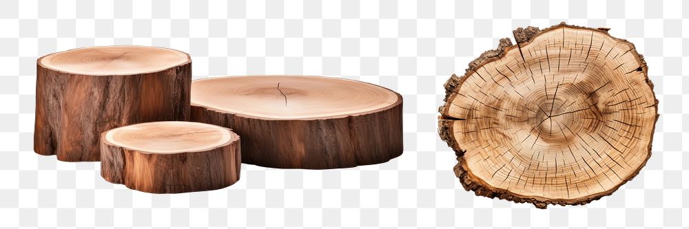 Natural wooden tree slices png | Premium PNG - rawpixel