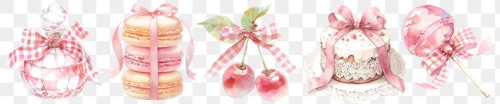 Watercolor pink coquette png cut | Premium PNG - rawpixel