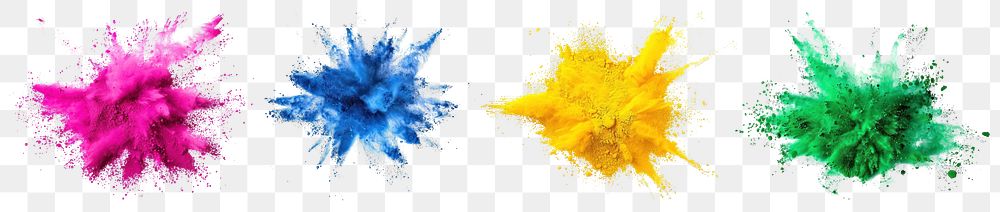 Colorful exploding png cut element | Premium PNG - rawpixel