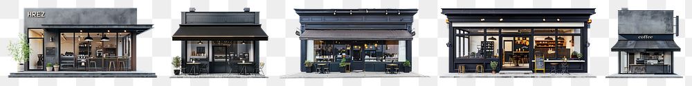 Urban storefronts png cut element | Premium PNG - rawpixel