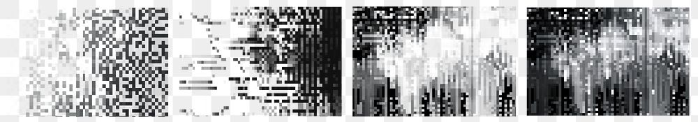 PNG Pixelated overlay effects isolated | Premium PNG - rawpixel