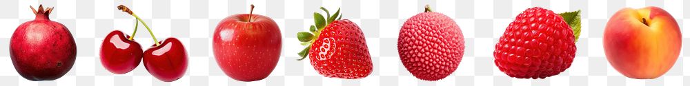 Red fruit png cut element | Premium PNG - rawpixel