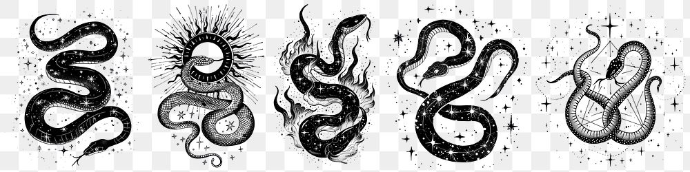 Snake zodiac png cut element | Premium PNG - rawpixel
