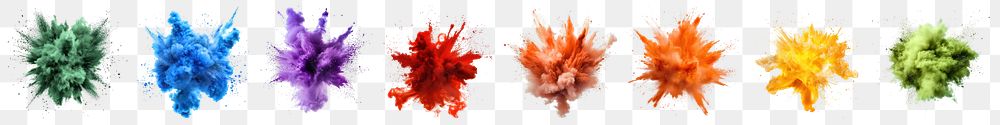 Colorful explosion png cut element | Premium PNG - rawpixel