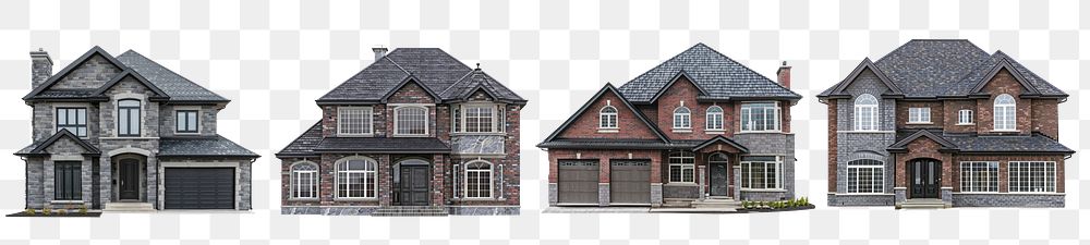 Colonial style house architecture png | Premium PNG - rawpixel