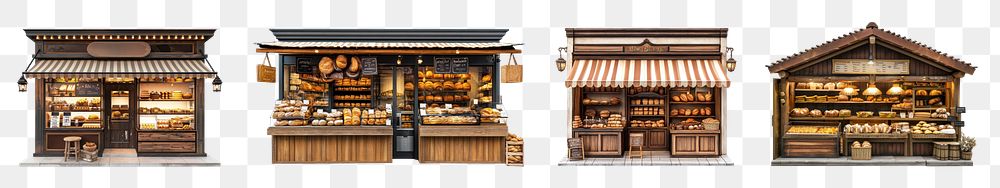 PNG Charming rustic bakery storefronts | Premium PNG - rawpixel