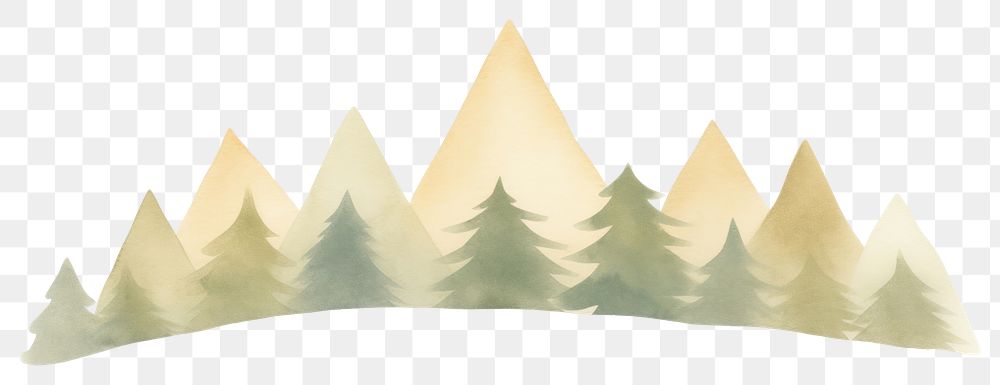 PNG Mountain trees landscape as | Free PNG - rawpixel