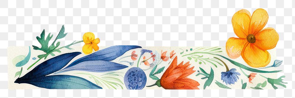 PNG Floral underscore sign graphics | Free PNG - rawpixel