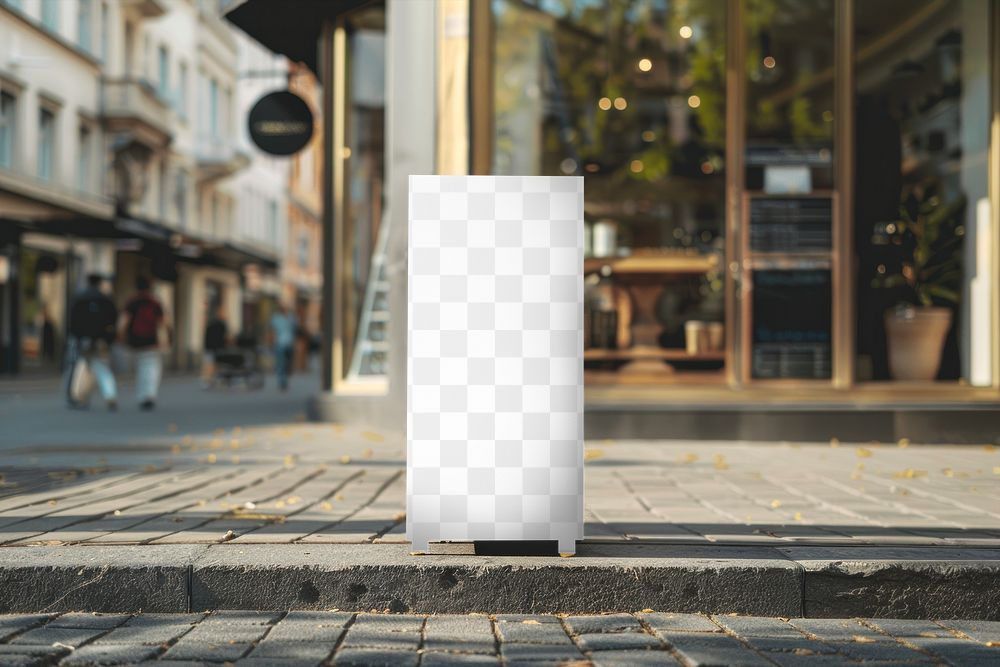 PNG a-frame sign mockup, transparent | Free PNG - rawpixel