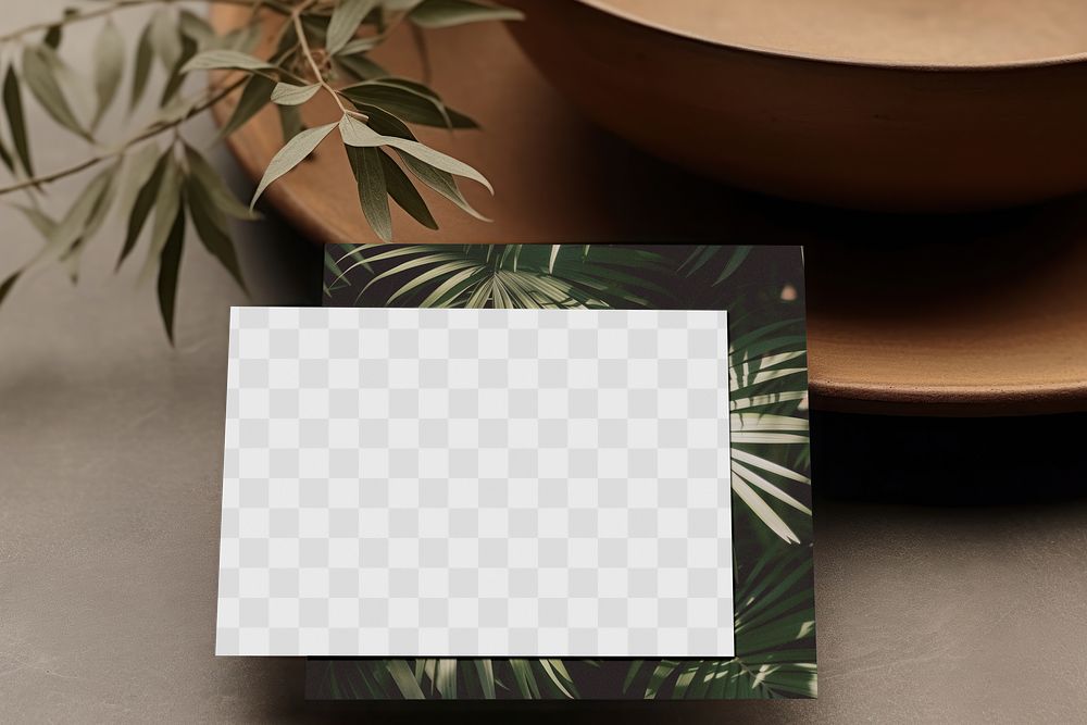 PNG Invitation card mockup, transparent | Premium PNG - rawpixel