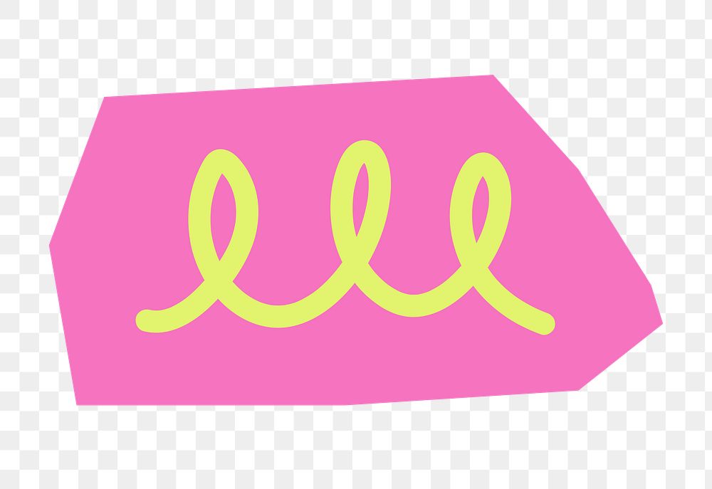 Squiggle line png paper cut, | Free PNG - rawpixel