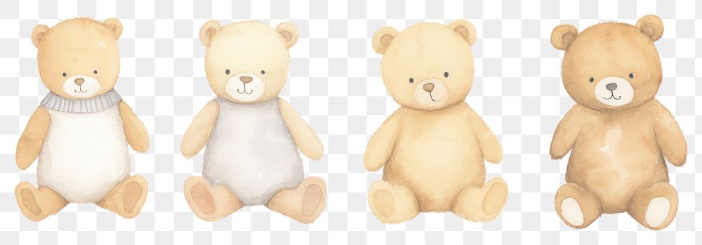 PNG Teddy bears as divider | Premium PNG - rawpixel